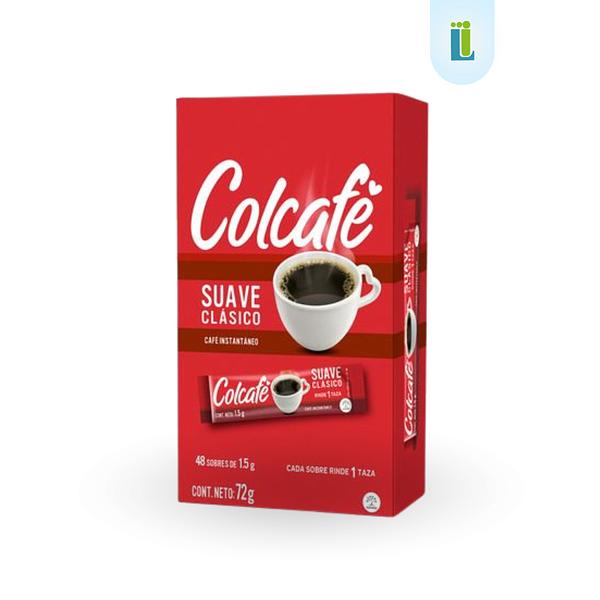 Colcafé Suave Clásico En Sobres | 48 Sobres | 1.5 Gramos